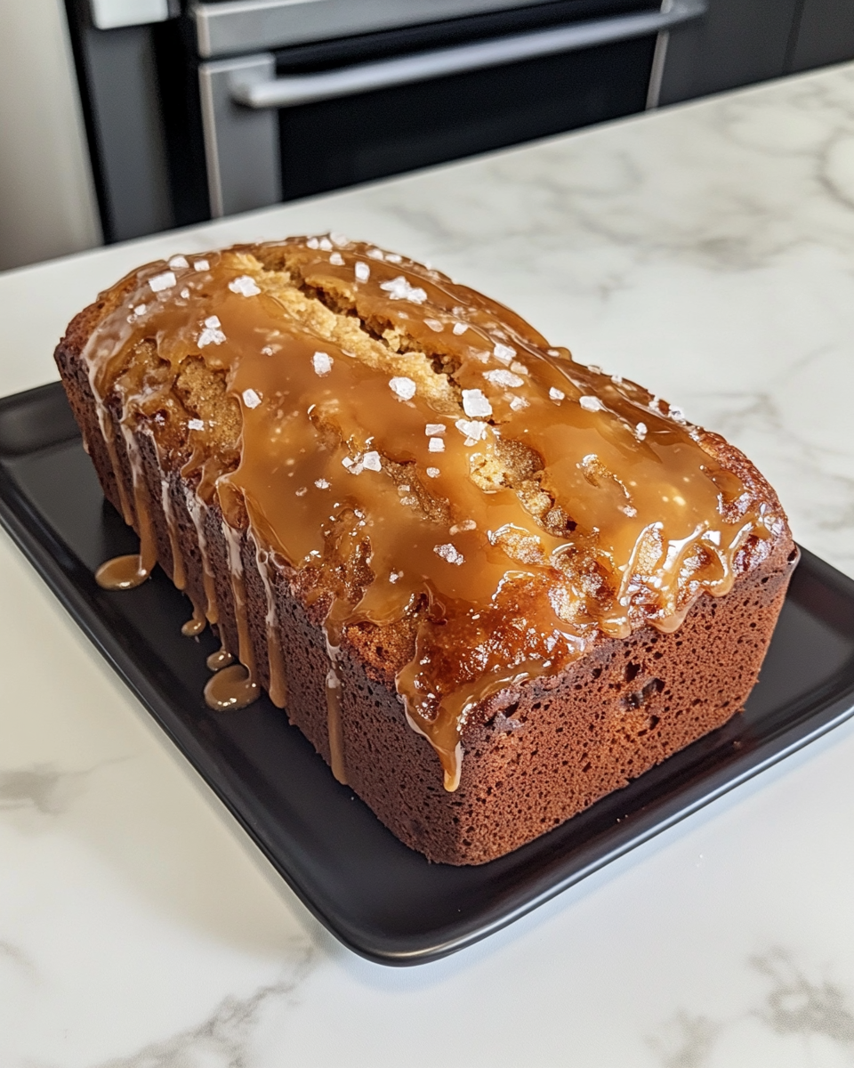 Salted Caramel Banana Bread - fortastefulrecipes