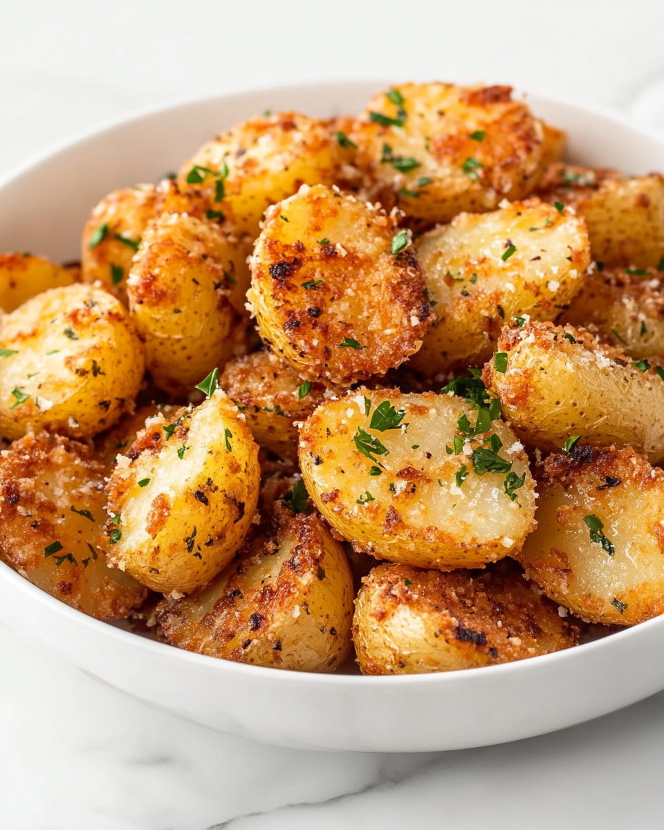 Crispy Parmesan Potatoes - fortastefulrecipes