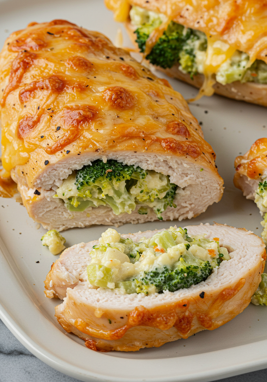 Broccoli Stuffed Chicken Breast - fortastefulrecipes